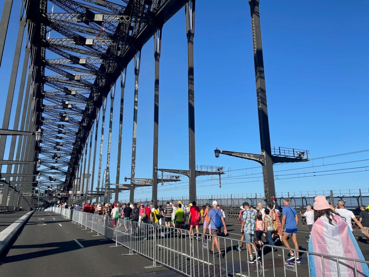Case Study: Sydney Harbour Bridge Pride March - 1300TempFence