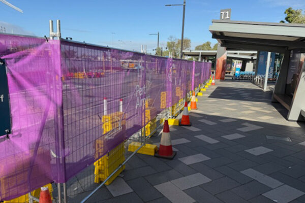 Case Study: Supporting Georgiou at Perth Airport - 1300TempFence